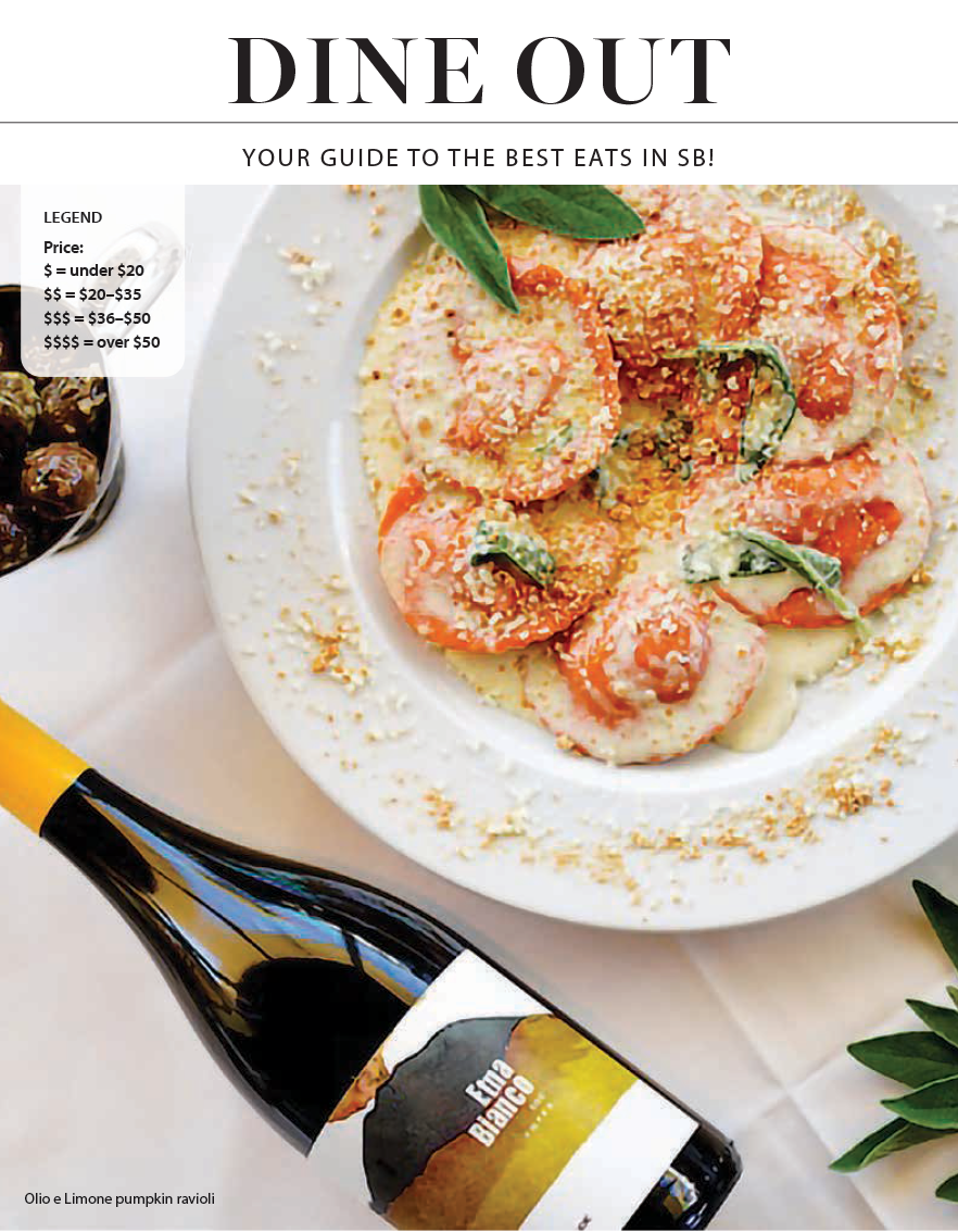 Dining Guide - The Best of Local Santa Barbara Restaurants